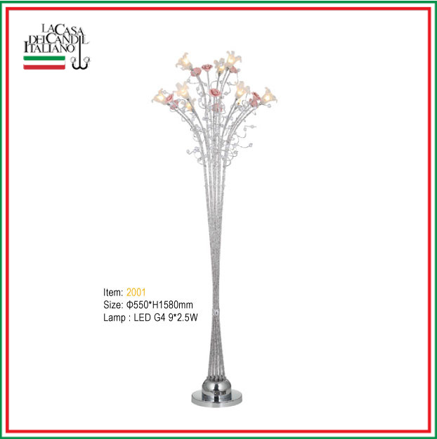 Lámpara de piso Q47074-WH - Candil Italiano